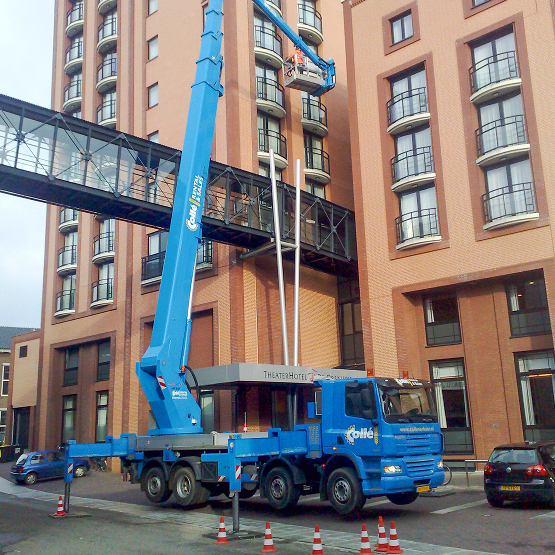 Palfinger P640 kaufen - LKW-Arbeitsbühne 64 m - Collé Rental & Sales