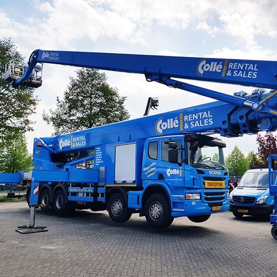 Autohoogwerker 90 meter huren – Palfinger P900 - Collé Rental & Sales