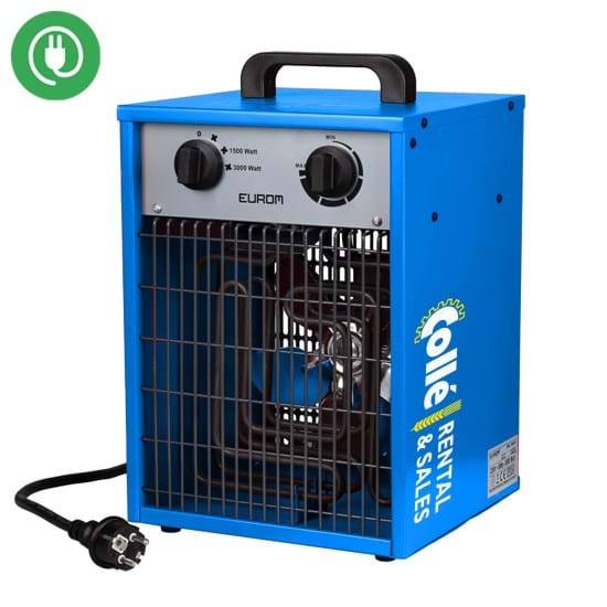 Elektrische heater 3kW - Collé Rental & Sales