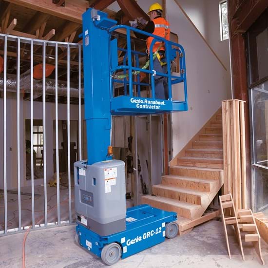 Genie grc-12 kopen – Elektrische masthoogwerker 5,6 m - Collé Rental ...