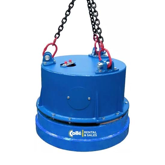 Excavator magnet - Collé Rental & Sales